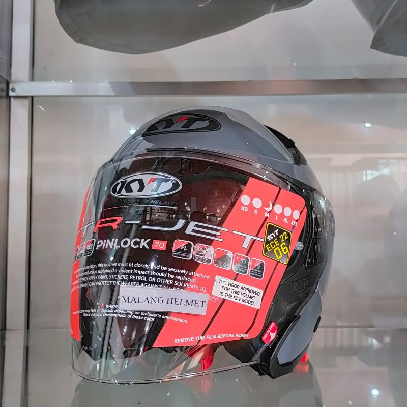 Jual Helm Half Face KYT TTR JET ORIGINAL | Shopee Indonesia