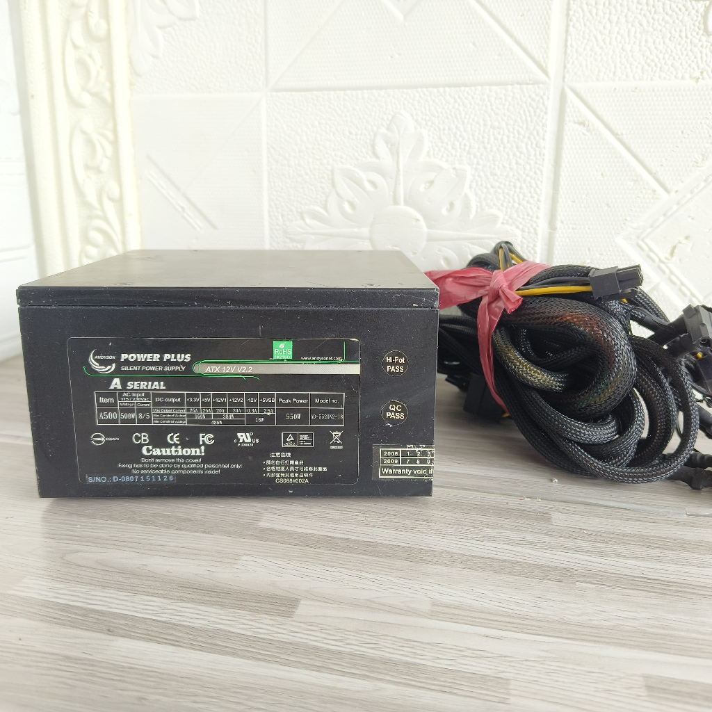 Jual PSU GAMING ANDYSON 550W PURE | Shopee Indonesia