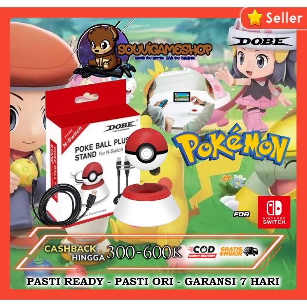Jual Dobe Pokeball Plus Stand For Nintendo Switch TNS-18123 | Shopee ...