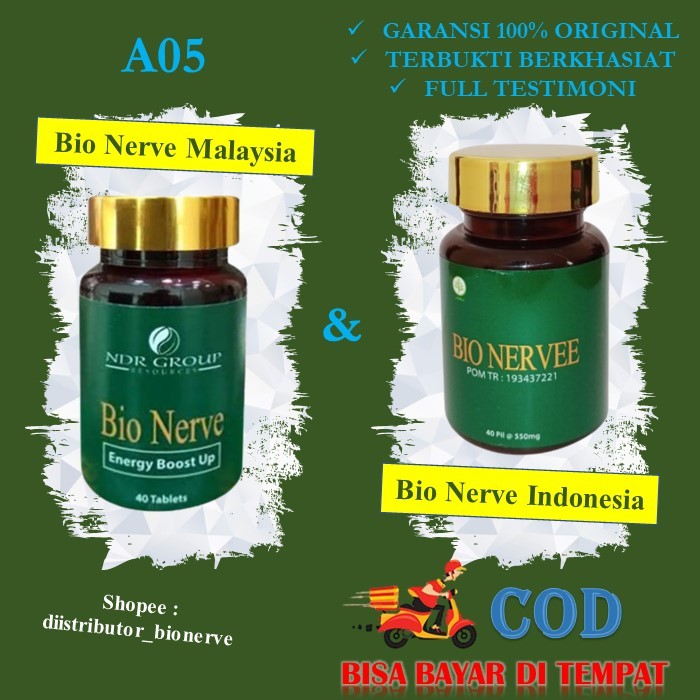 Jual Obat Bio Herbal Nerve Nervee 100% Original Malaysia | Shopee Indonesia