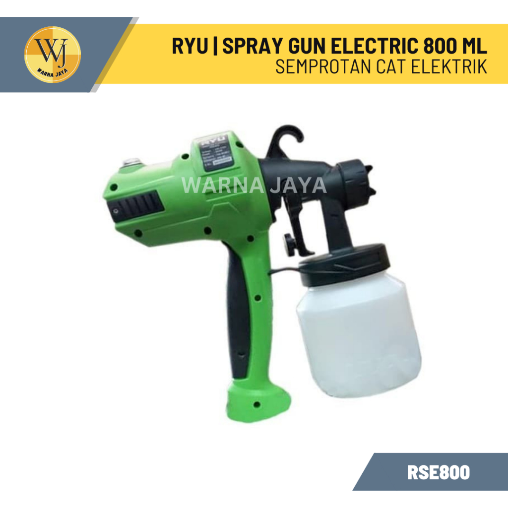 Jual RYU Spray Gun Electric RSE800 ML / Semprotan Cat Elektrik | Shopee ...