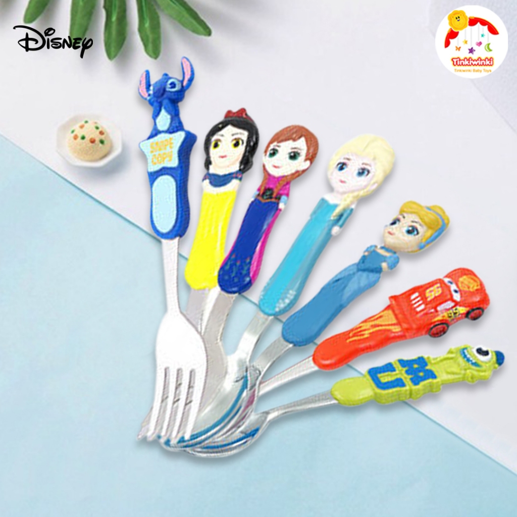 Jual Disney Original Spoon and Fork with Case Alat Makan Bayi | Shopee ...