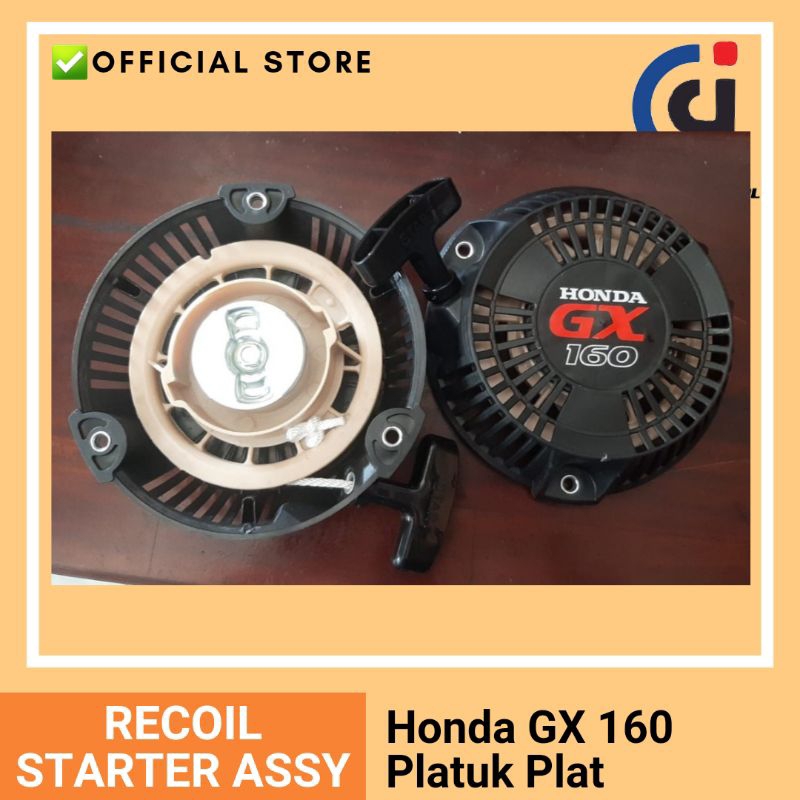 Jual Recoil Stater / Tarikan Stater Mesin Diesel Honda GX 160 Platuk Plat Model Plastik | Shopee ...
