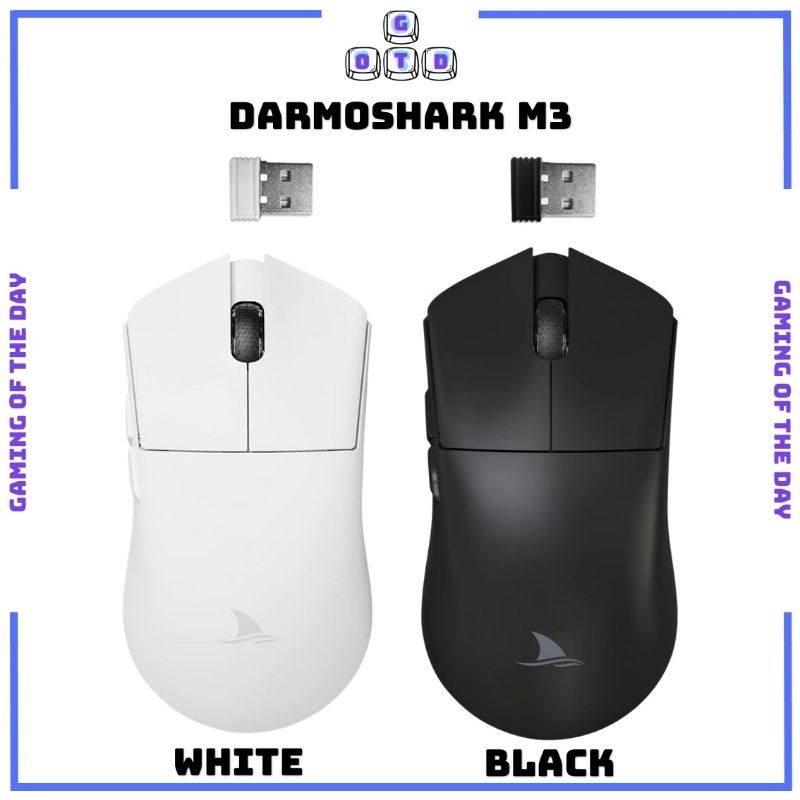 Jual DARMOSHARK M3 M3S Pro 4K Mouse Gaming 3-Modes Wireless Bluetooth Type-C | Shopee Indonesia