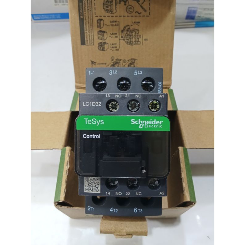 Jual Kontaktor Schneider LC1D32B7 24V 3P 50A / Contactor Schneider ...