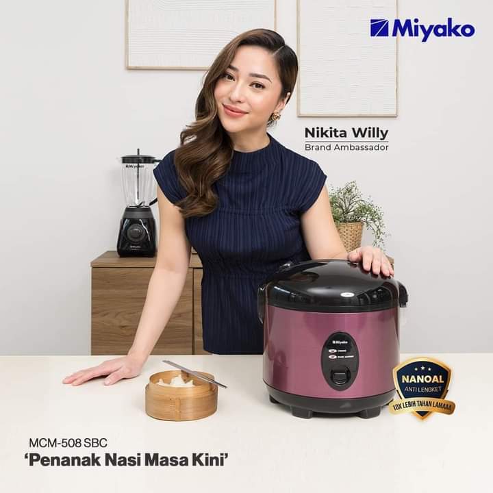 Jual MIYAKO Magic Com MCM 508 SBC Rice Cooker 1.8Liter 508SBC 1,8Liter ...