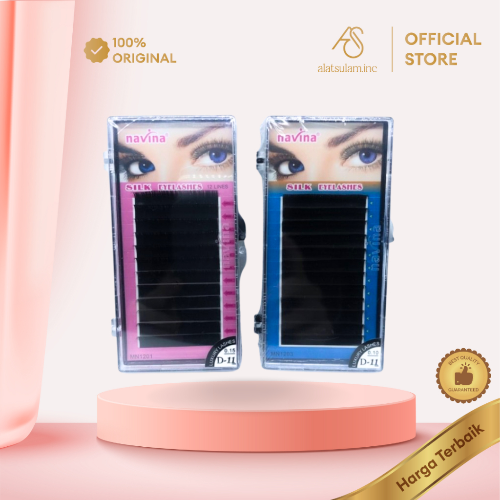 Jual Navina Eyelash Extension/extention Tanam Bulu Mata Palsu | Shopee ...