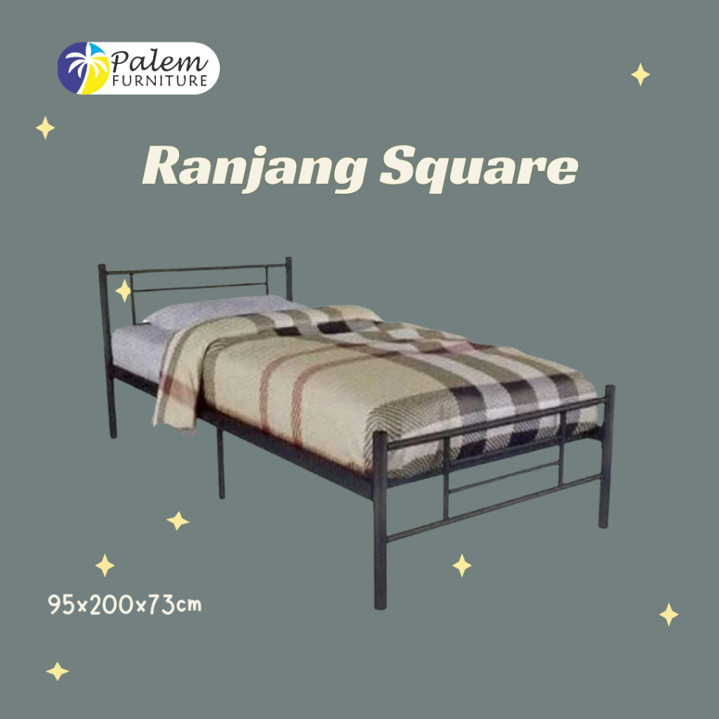 Jual TEMPAT TIDUR RANJANG SUSUN BESI ORBITREND SQUARE | Shopee Indonesia