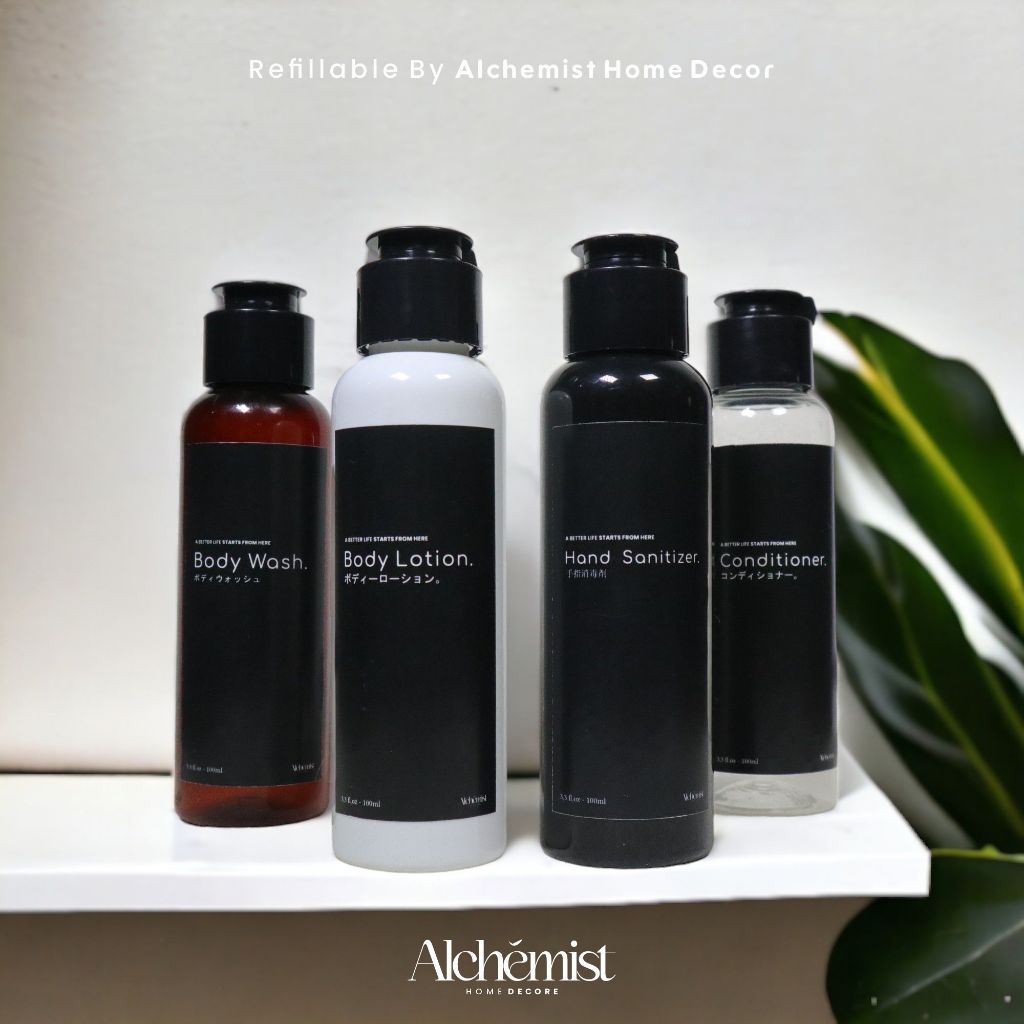 Jual REFILL BOTOL 100ML FLIPTOP FREE STICKER AESTHETIK / BOTOL PLASTIK ...