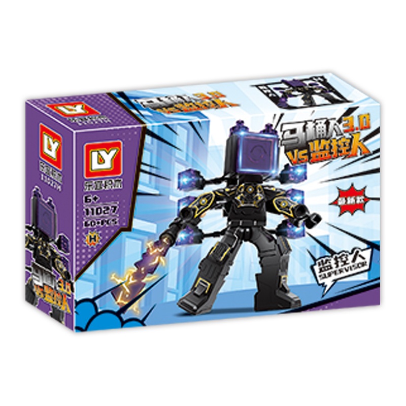 Jual LELE Mainan Anak Laki-laki Block Skibidi Toilet 3D Puzzle Mainan ...