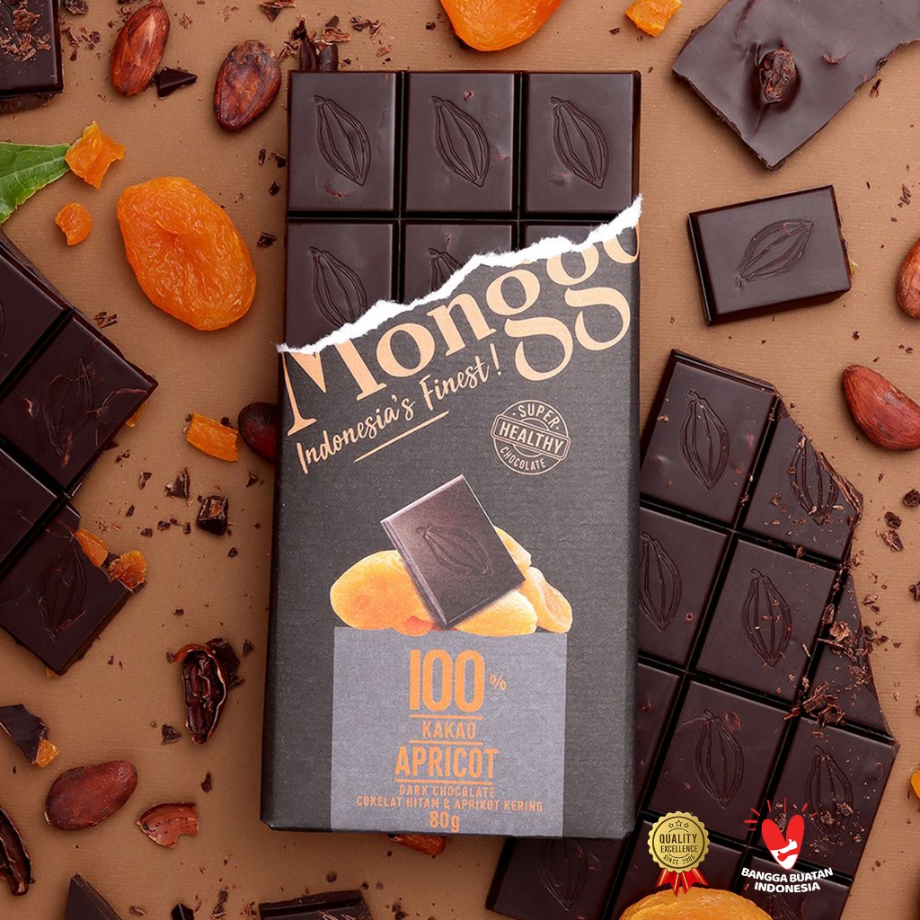 Jual Chocolate Monggo | Dark Chocolate 100% Cocoa | Cokelat Hitam ...