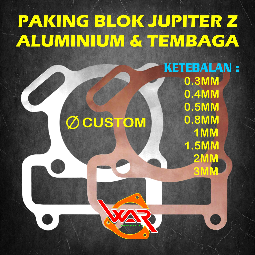 Jual Paking BLOK JUPITER Z Tembaga Almunium For CRYPTON VEGA R JUPITER Z YAMAHA SRE SRV SRX ...