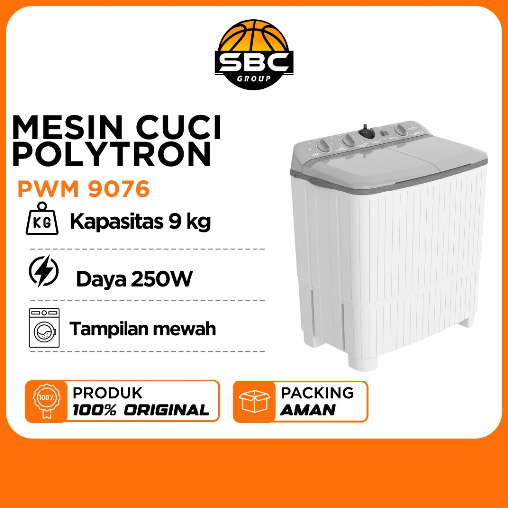 Jual MESIN CUCI POLYTRON PWM 9076 | Shopee Indonesia