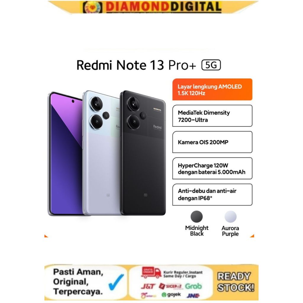 Jual XIAOMI REDMI NOTE 13 Pro Plus Pro+ 5G 12/512 Ram 12GB Internal ...