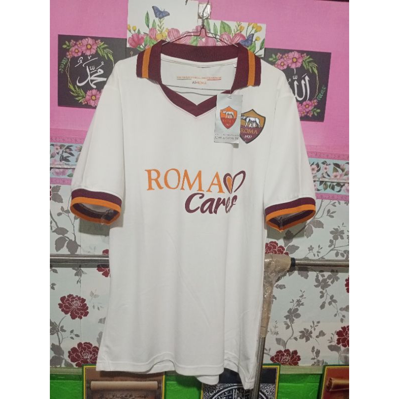 Jual Jersey retro as roma 13/14 away | Shopee Indonesia