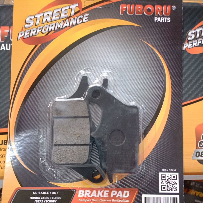 Jual DISPAD KAMPAS REM DEPAN VARIO CBS BEAT FI SCOOPY MERK FUBORU ...