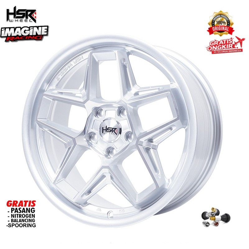 Jual VELG MOBIL RACING HSR WASILE R18 5X100 ALL NEW AVANZA XENIA FT86 SIENTA ALTIS BRZ WISH ...