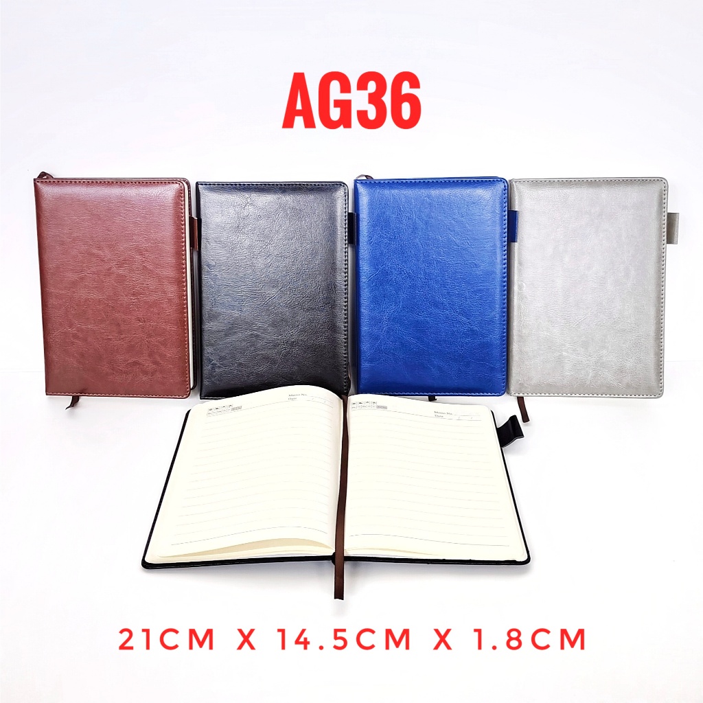 Jual AG 36 Buku Agenda Ready Stock / Notes Book A5 / Buku Tulis Polos ...