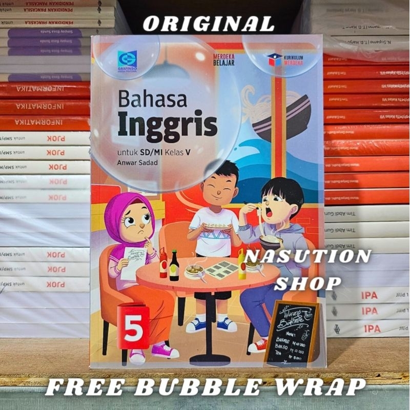 Jual Buku Bahasa Inggris Kelas 1 2 3 4 5 6 SD/MI Grafindo Kurikulum Merdeka Original | Shopee ...