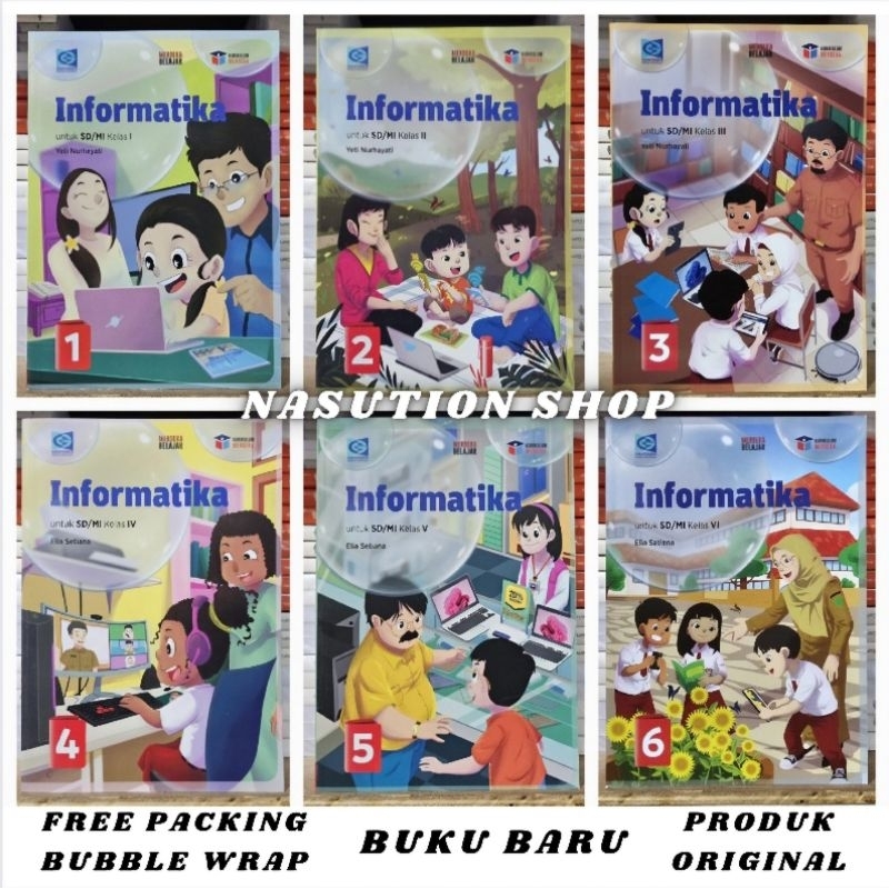 Jual Buku Informatika Kelas 1 2 3 4 5 6 SD/MI Grafindo Kurikulum Merdeka Original | Shopee Indonesia