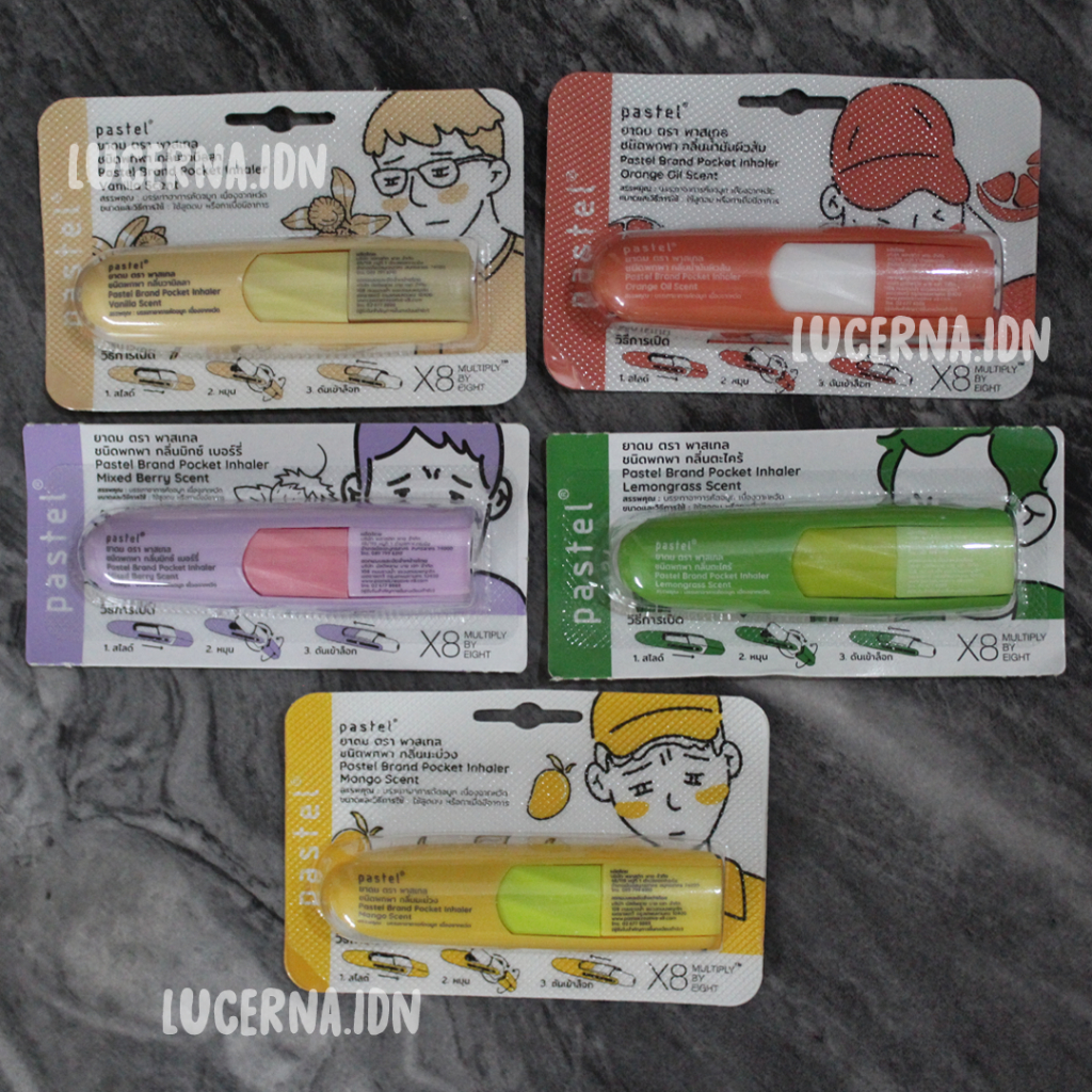 Jual [READY STOCK] Pastel Brand Inhaler Thailand Fruity Scent/Wangi ...