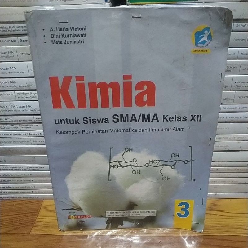 Jual Buku Kimia Untuk Siswa SMA / MA Kelas XII-12-3 Edisi Revisi Yrama ...