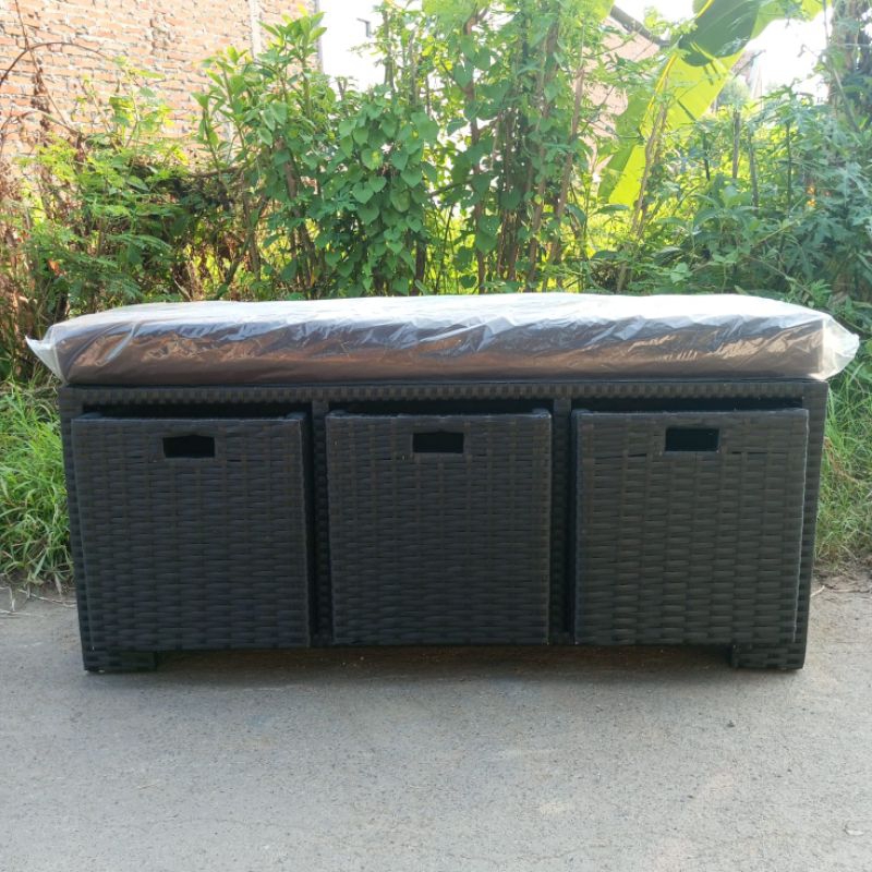 Jual Sofa Laci Minimalis Rotan Sintetis | Shopee Indonesia