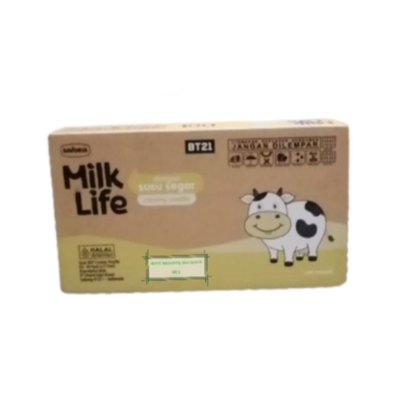 Jual MILK LIFE SUSU UHT BT21 115ML 1DUS ISI 45PCS | Shopee Indonesia