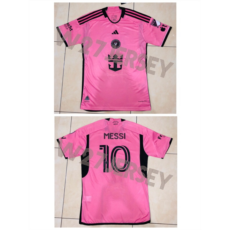 Jual PLAYER ISSUE - INTER MIAMI HOME 2024 name player Messi + Patch ...