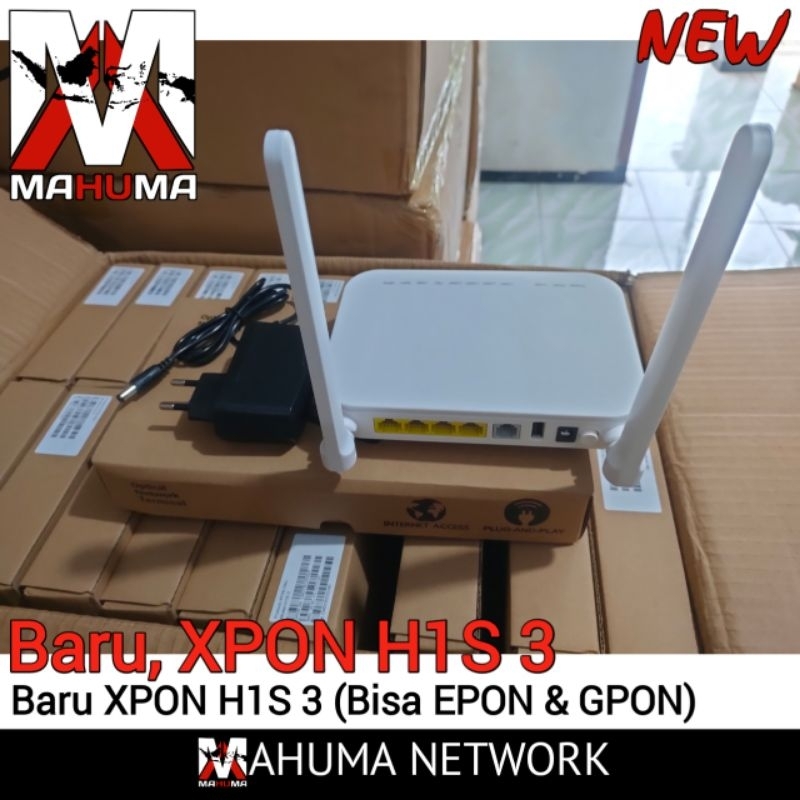 Jual BARU-ONT ONU MODEM XPON H1S-3 H1S BISA EPON DAN GPON WIFI WIRELESS ...
