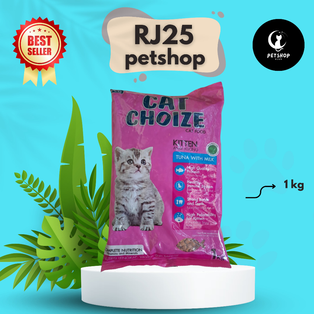 Jual cat choize 1 kg makanan khusus anak kucing (PINK) | Shopee Indonesia