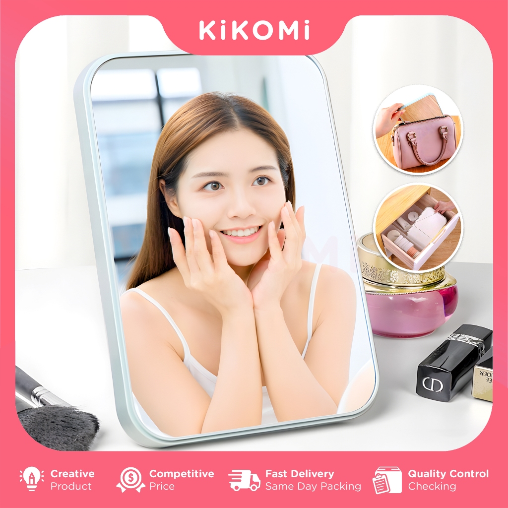 Jual KACA RIAS MAKE UP - Cermin Lipat Persegi Portable Beauty Mirror KK ...