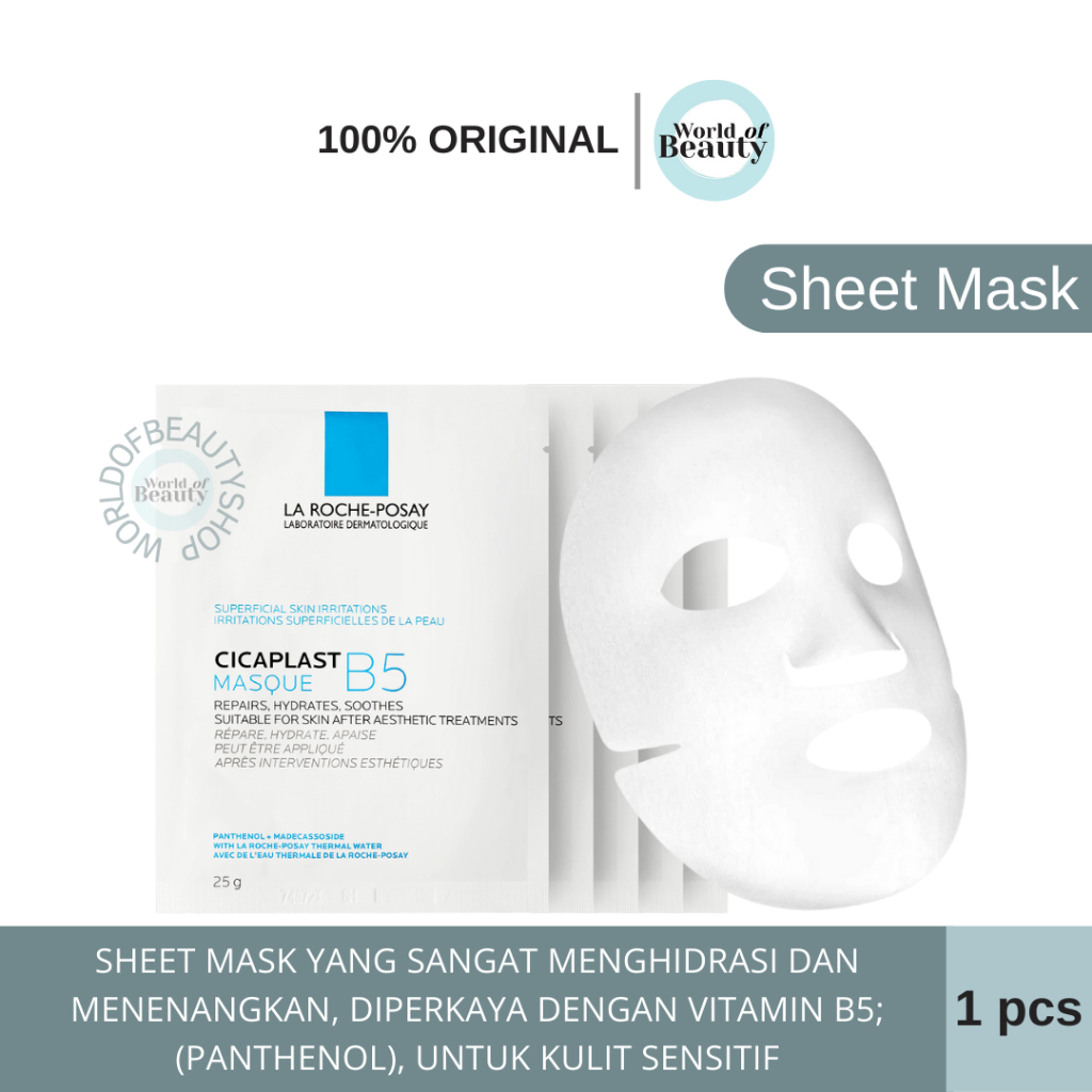 Jual WOBS | ORIGINAL Cicaplast B5 Mask - Soothing Sheet Mask- Pro ...