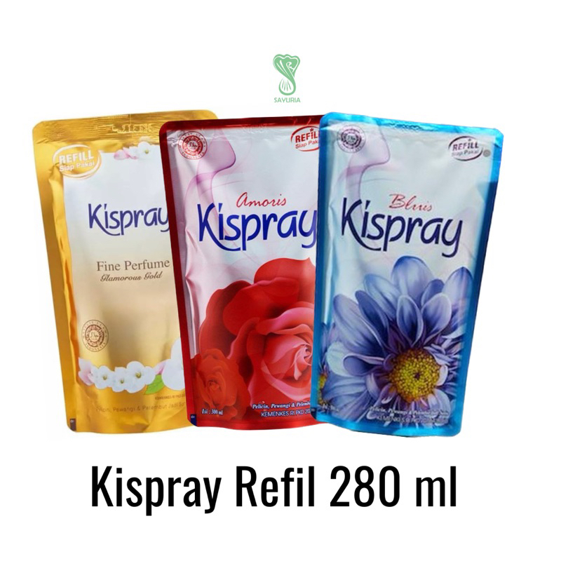 Jual Kispray Fine Perfume Glamorous Gold Pewangi Pakaian Refill 280 ml | Shopee Indonesia