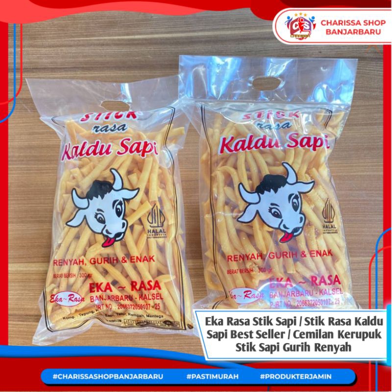 Jual Eka Rasa Stik Sapi / Stik Rasa Kaldu Sapi Best Seller / Cemilan ...