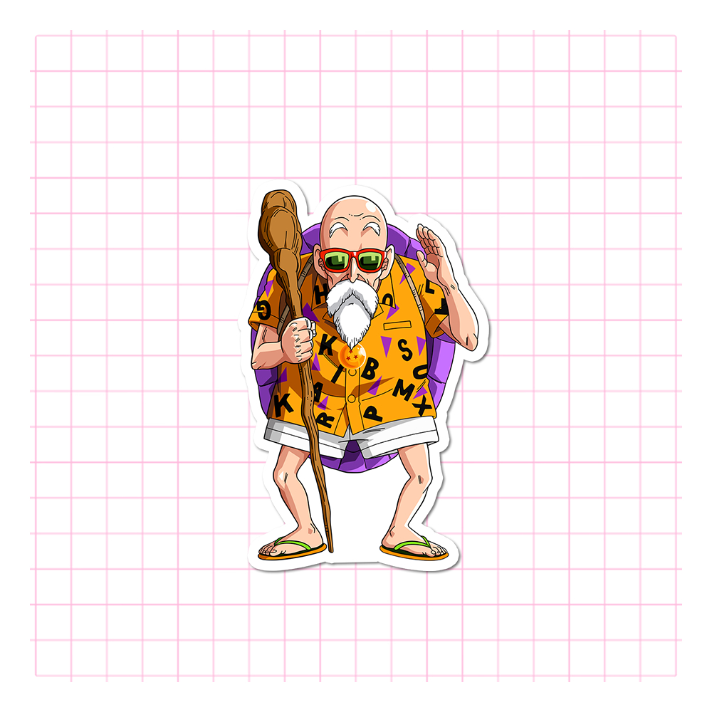 Jual Sticker Master Roshi Kakek Kura-Kura | Shopee Indonesia