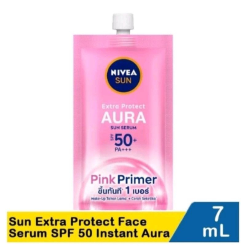 Jual Nivea Sun Extra Protect AURA Sun Serum SPF 50+ PA +++ | PINk ...