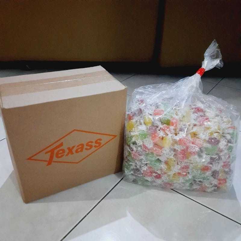Jual SS - Permen Texas Perkarton 2Kg / Permen Texas Buah / Texass Buah ...