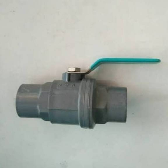 Jual MDN Ballvalve 1/2" Ball Valve 1/2" Stop Kran 1/2 Inchi PVC Gagang Besi Polos | Shopee Indonesia