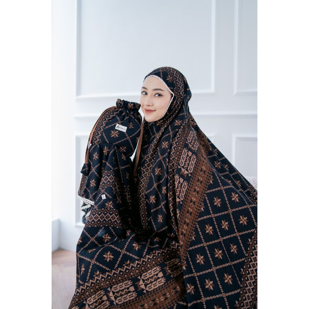 Jual KIMYA ID Mukena Syafa Irish 2 in 1 Bahan Rayon Premium Motif Bunga ...