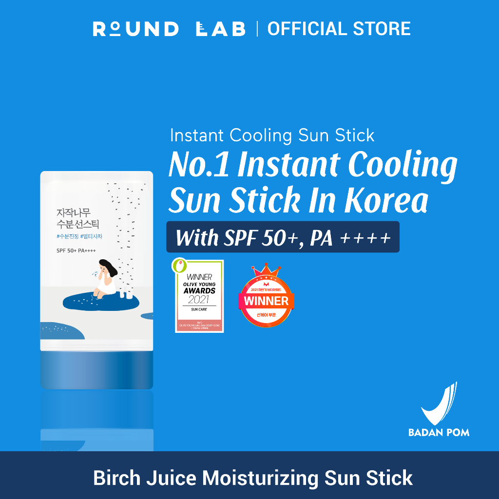 Jual PROMO Round Lab / Roundlab - Birch Juice Moisturizing UV Sun Stick ...