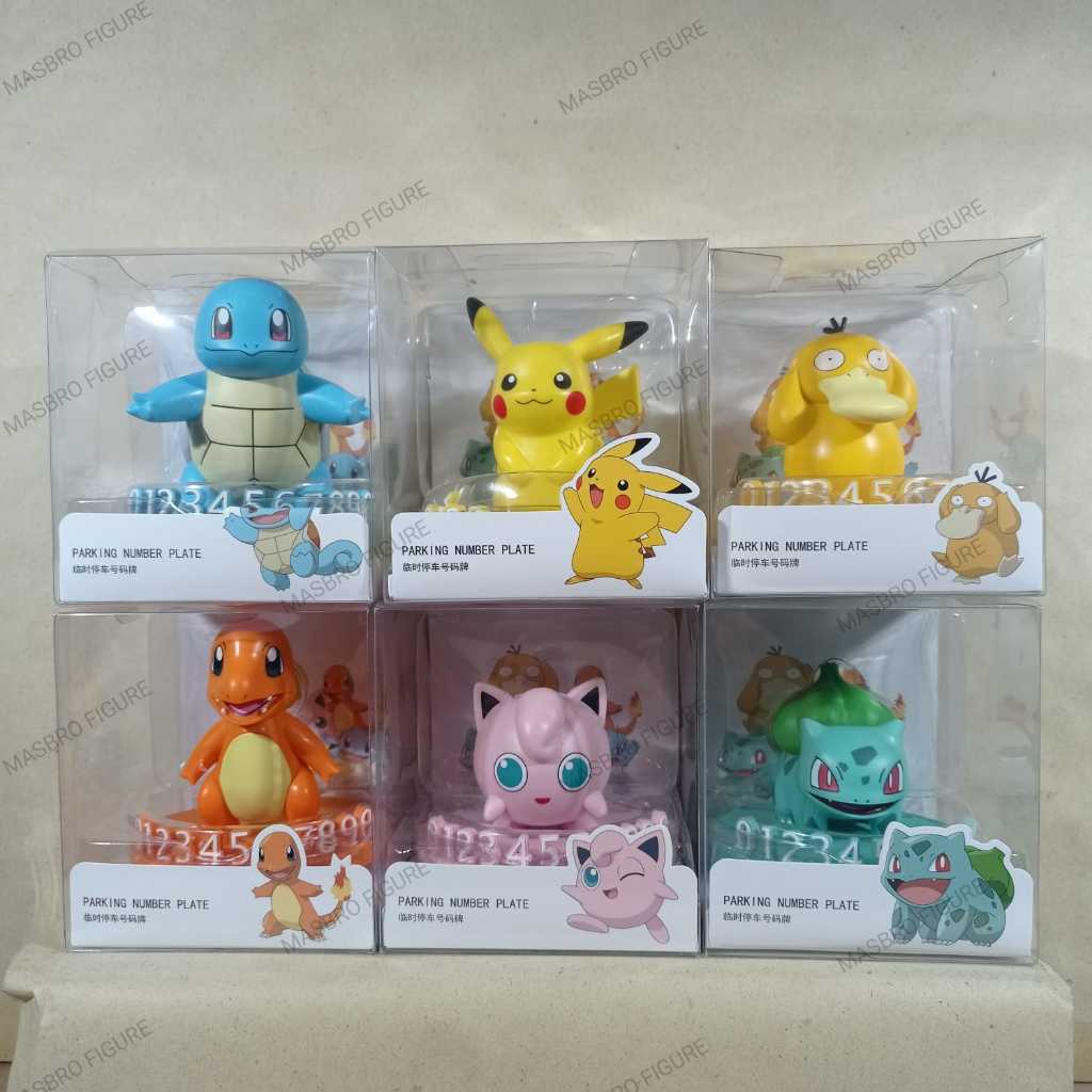Jual Action Figure Pokemon Pikachu Bulbasaur Charmander Squirtle ...