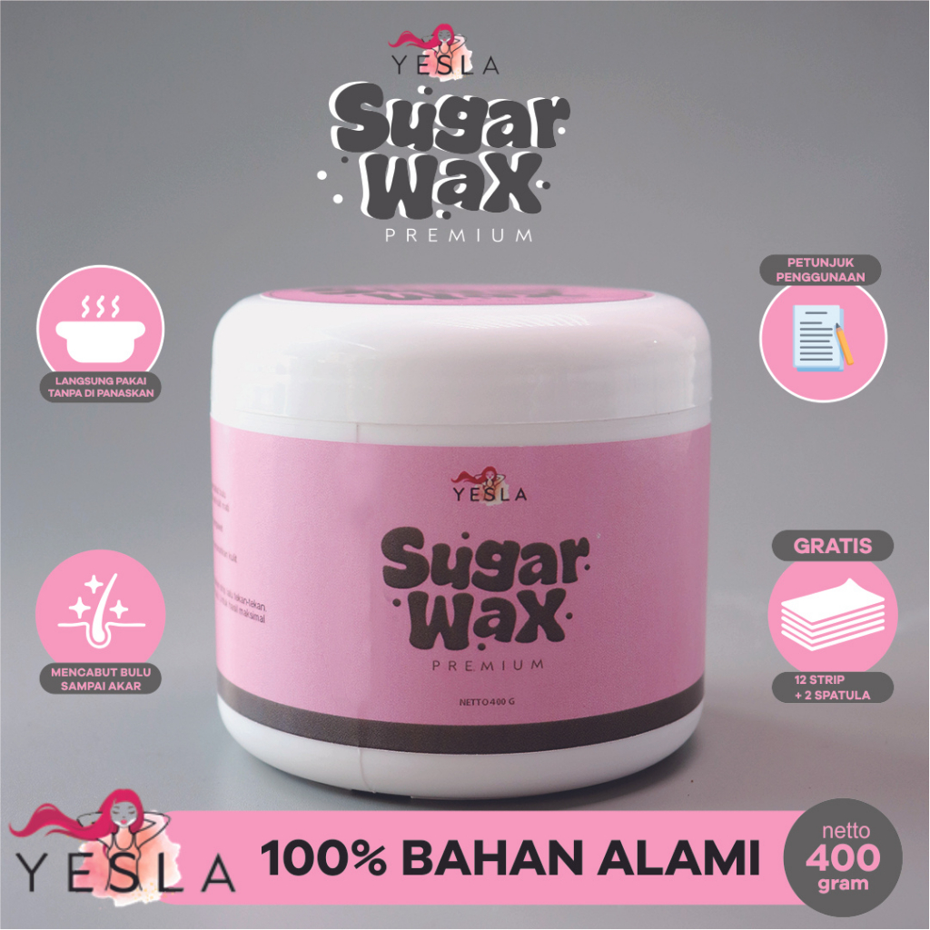 Jual Yesla Premium Sugar Waxing Kit 400 gr / Penghilang Bulu / Pencabut Bulu / Waxing Ketiak ...