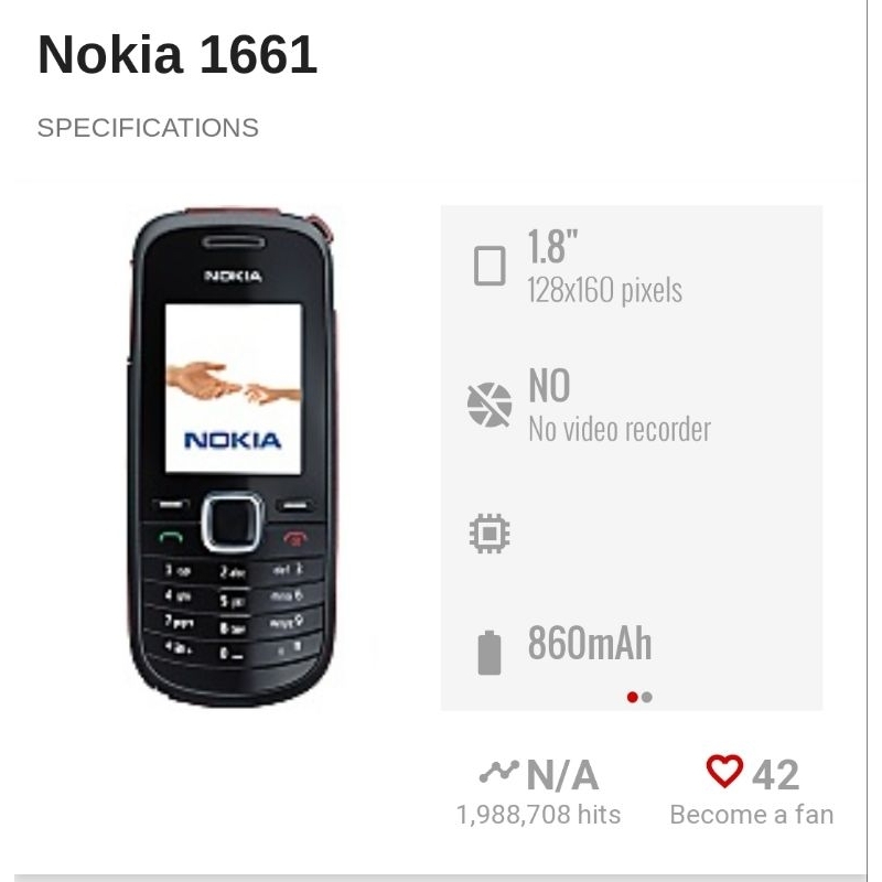 Jual NOKIA 1661 VITAGE HP JADUL HP IMUT UNIK DAN MENARIK HP NOSTALGIA ...