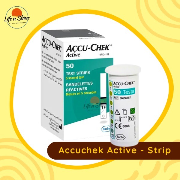 Jual Strip Accucheck Active / Strip Accu check Active | Shopee Indonesia