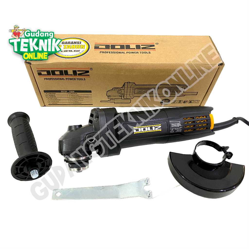 Jual Mesin Gerinda Tangan DOLIZ BA730 BA735 BA735C 4 Inch / Angle ...