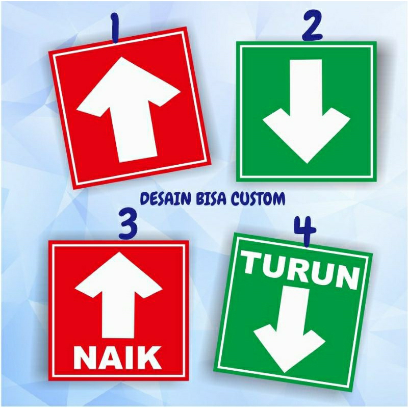 Jual stiker petunjuk arah panah rambu rambu k3 | Shopee Indonesia