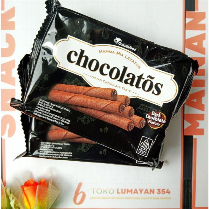 Jual chocolatos wafer roll stick mini pack 27 gram | Shopee Indonesia