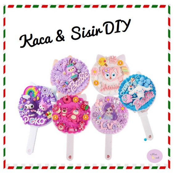 Jual Kaca dan Sisir DIY/ Mianan Mendekor Cermin dan Sisir/ DIY Cream ...