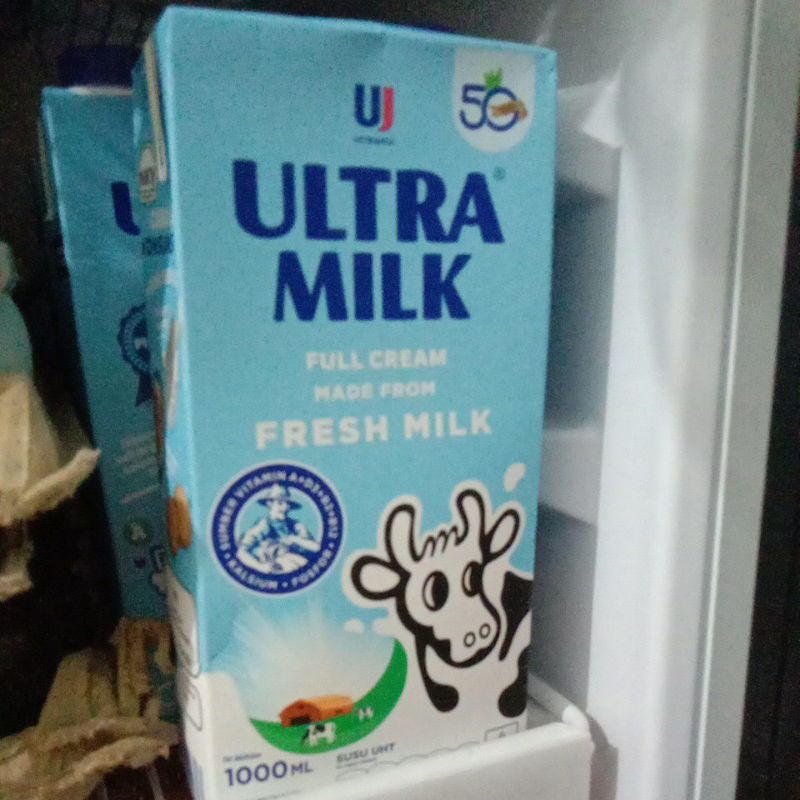 Jual Susu ultra milk Full cream 1 liter | Shopee Indonesia
